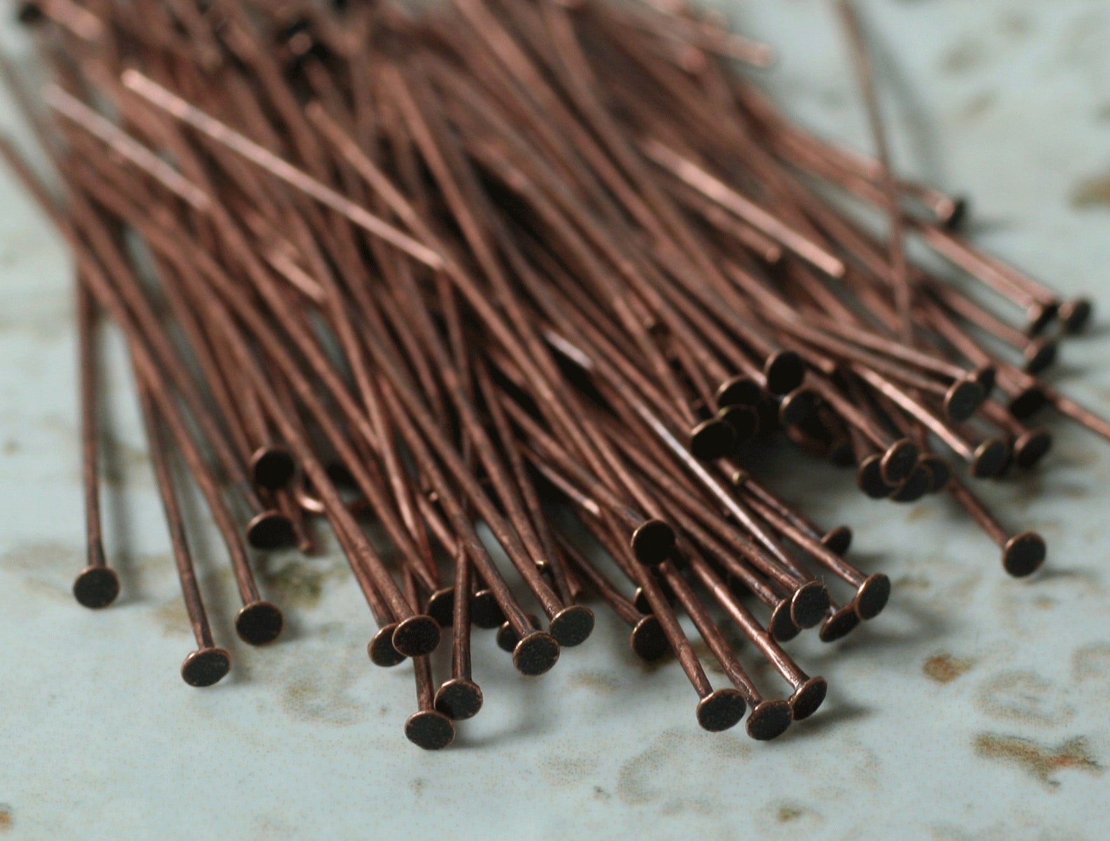 Antique Copper Pin Select Your Type and Quantity AC Ballpin - Etsy