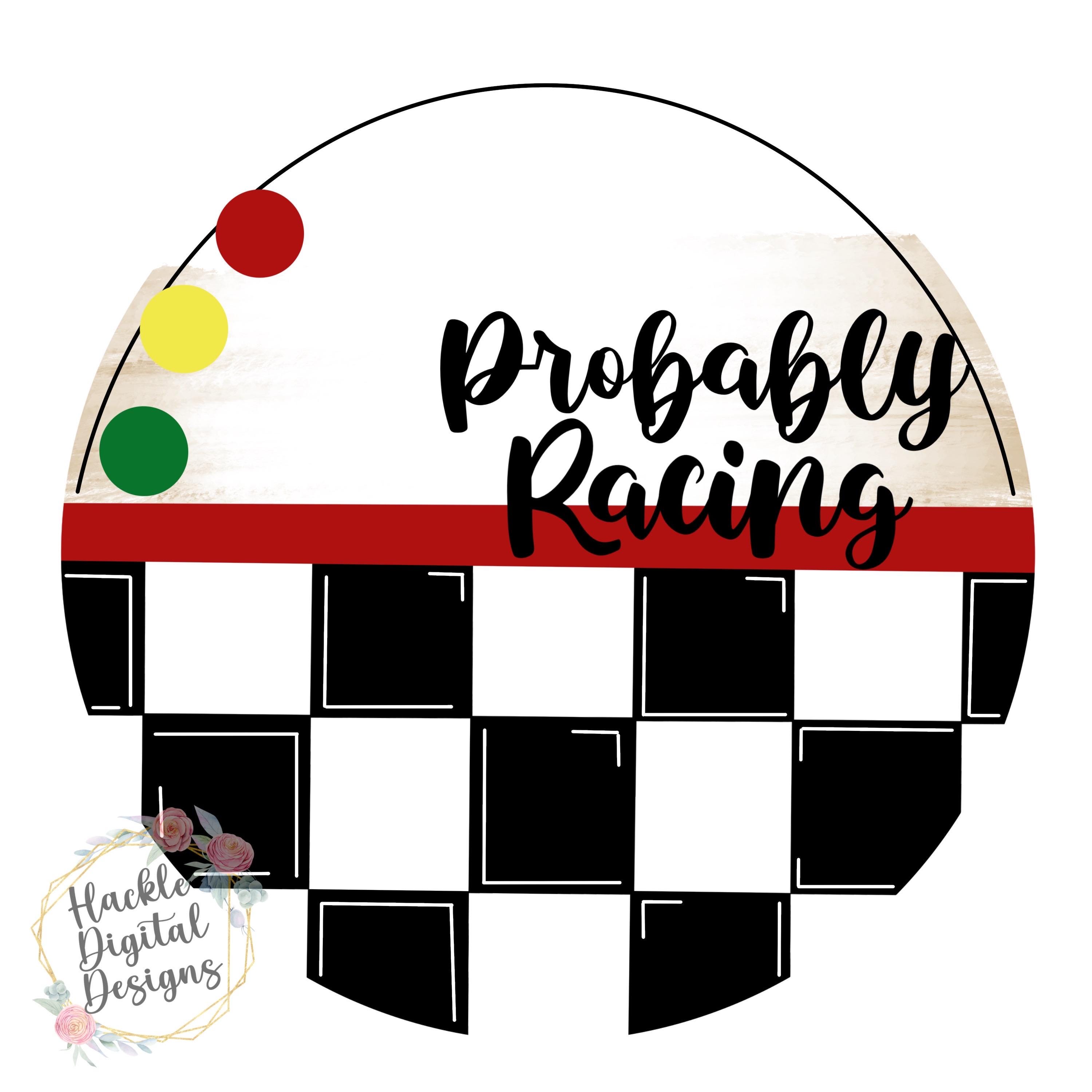 Template: Racing Digital Template, Dirt Track Door Hanger, Racing Door ...