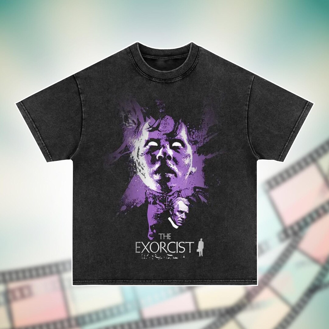 The Exorcist Shirt, Horror Comfort Color Shirt, Movie Tee, Scary Horror ...