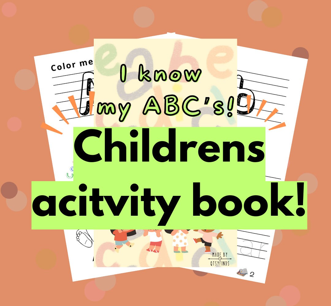 Children's Learning Book, Learn the Abc's, Learn About Animals ...