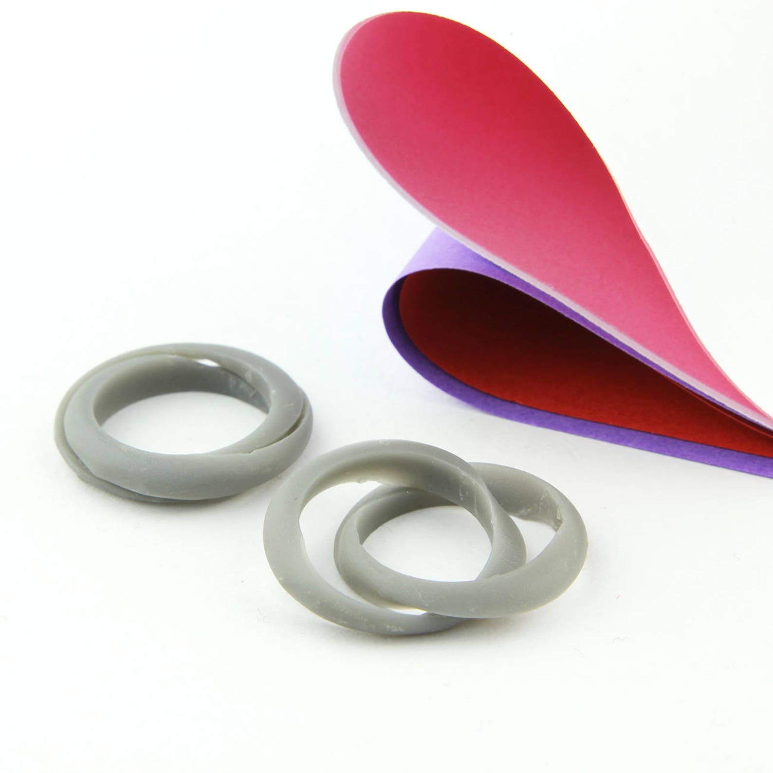 Personalised Mobius Infinity Wedding Bands Innovative Rose | Etsy