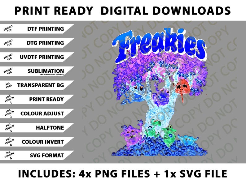 Freakies Cereal Png Bundle, SVG Files, Digital Downloads - Etsy