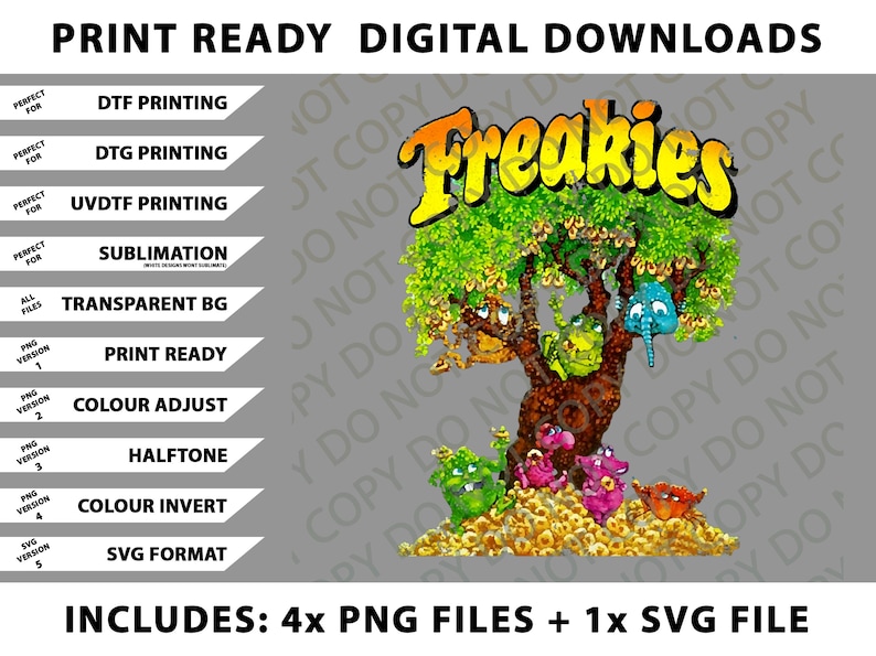 Freakies Cereal Png Bundle, SVG Files, Digital Downloads - Etsy