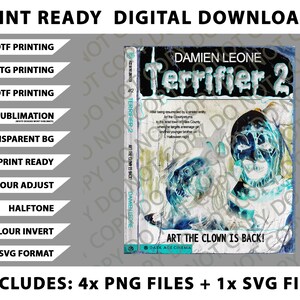 TRENDING Terrifier 2 New Movie Design Png Bundle, SVG Files, Digital ...