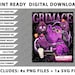 Grimace Face SVG, Grimace PNG, Cutting File, Cut File, Cricut, Plotter ...