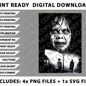 The Exorcist Png Bundle, SVG Files, Digital Downloads - Etsy