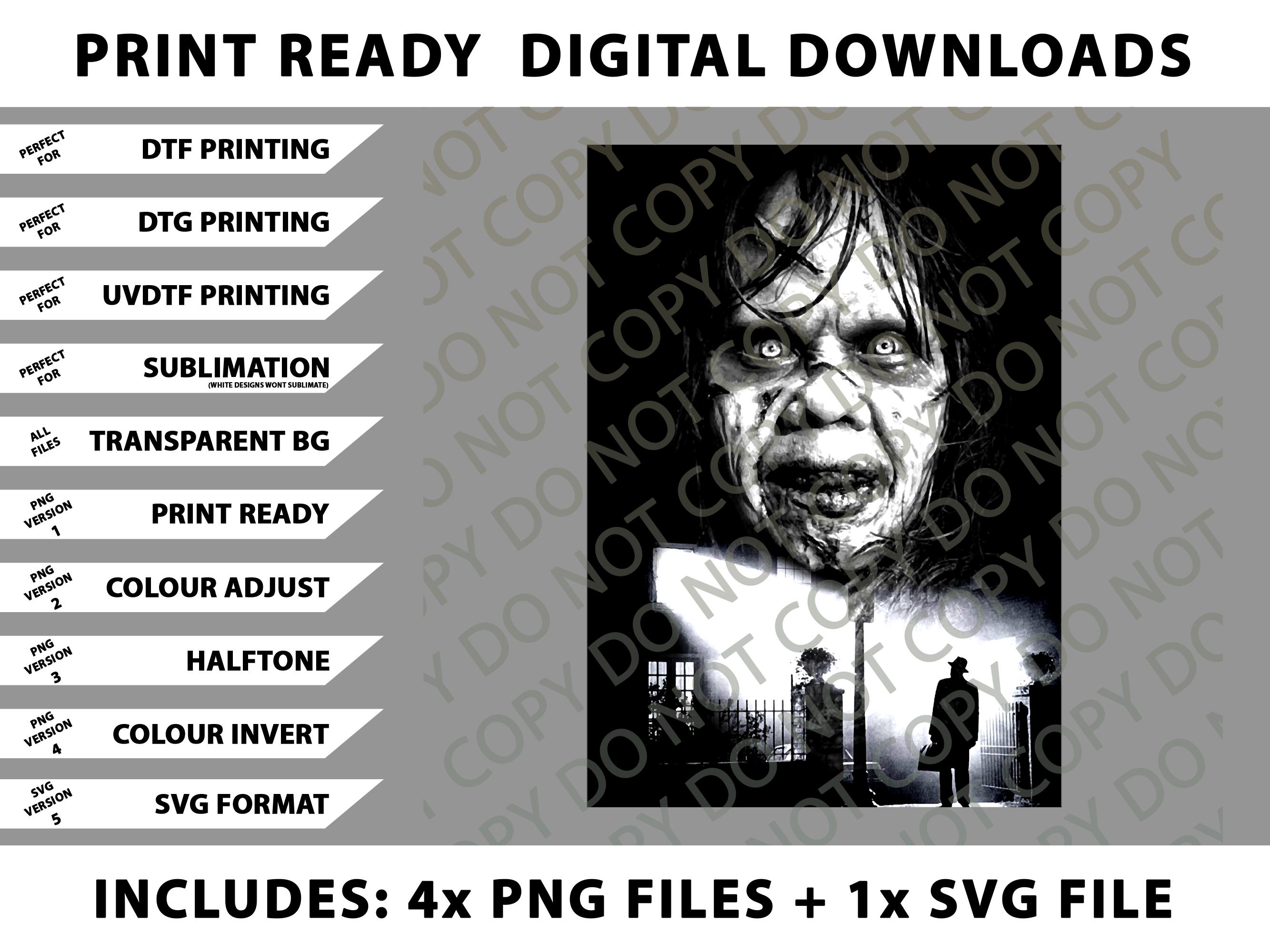 The Exorcist Png Bundle, SVG Files, Digital Downloads - Etsy