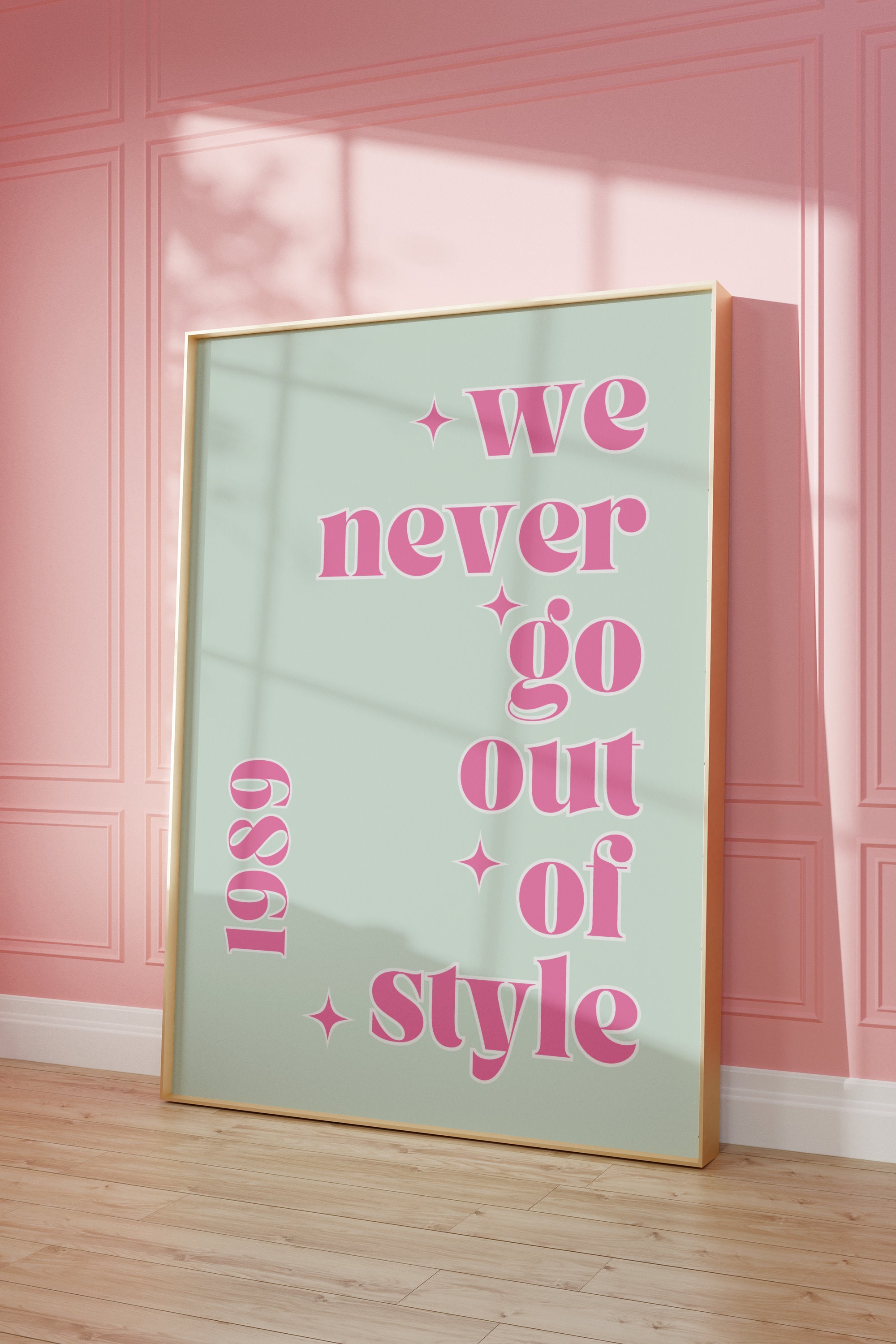 Taylor Swift Poster We Never Go Out of Style Song Lyric, Taylor Style ...
