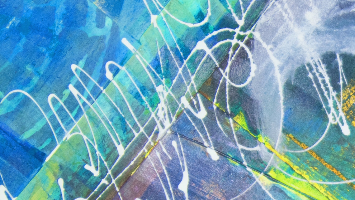 Zoom Backgrounds - Abstract Art, 5 Zoom Digital Backgrounds for ...