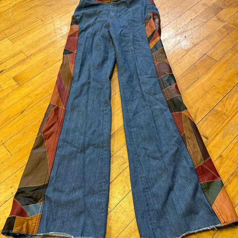 Patchwork Jeans - Etsy