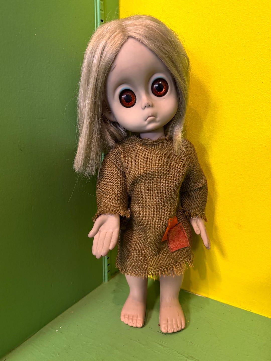 Vintage 1965 Little Miss No Name Doll Big Eyes Original Dress - Etsy