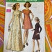Vintage 1969 Simplicity 8498 Dress Pattern 60s Hippie Boho Maxi - Etsy