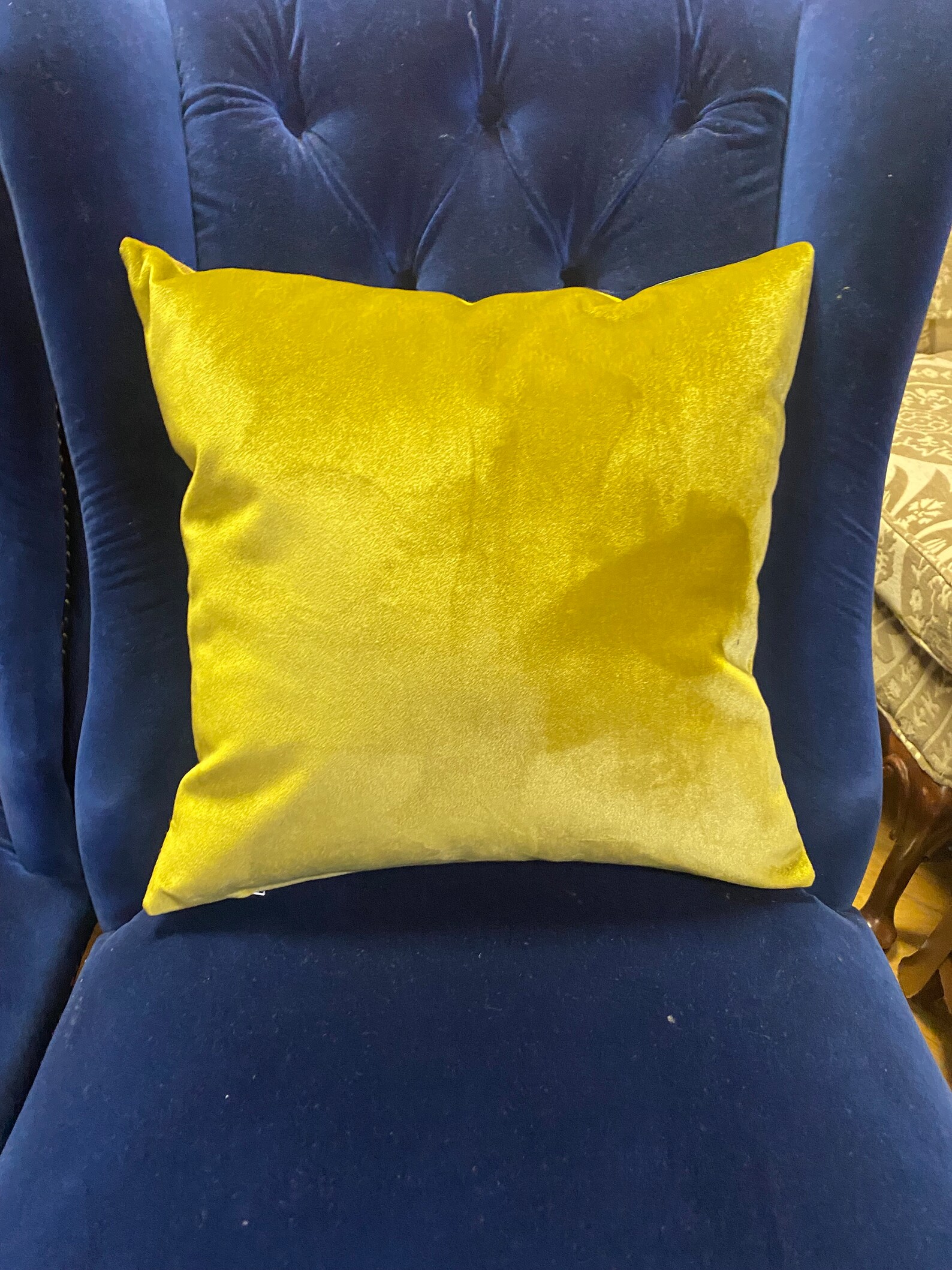 Vintage 1970’s Swanky MCM Green Yellow Orange Abstract Pillow Cover ...