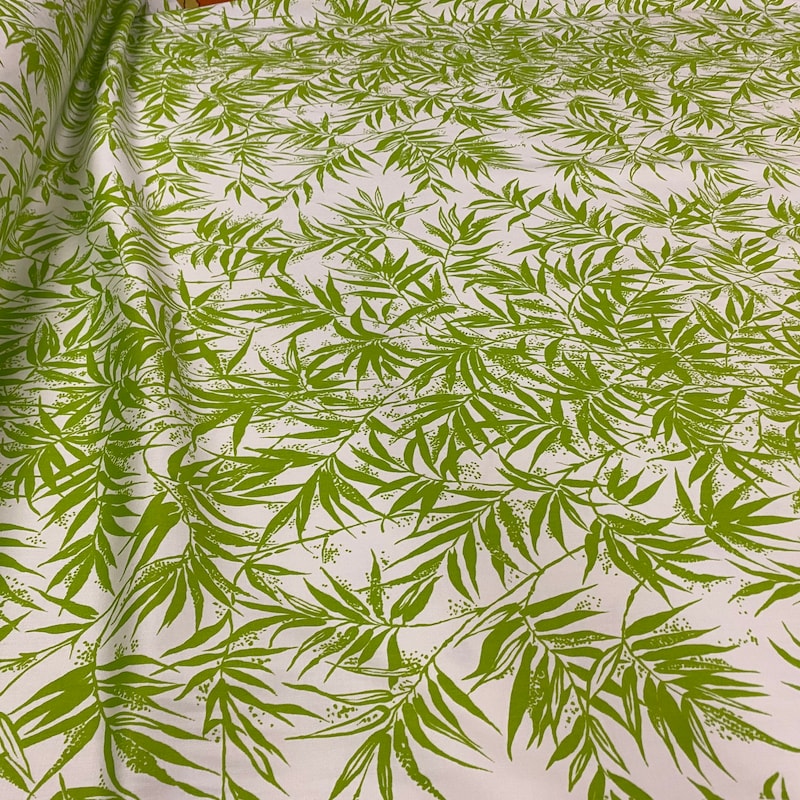 Bamboo Print Fabric - Etsy