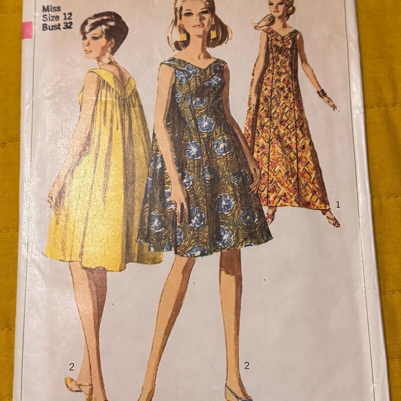 1960s Muumuu Pattern - Etsy