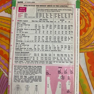 Vintage 1969 Simplicity 8498 Dress Pattern 60’s Hippie Boho Maxi - Etsy