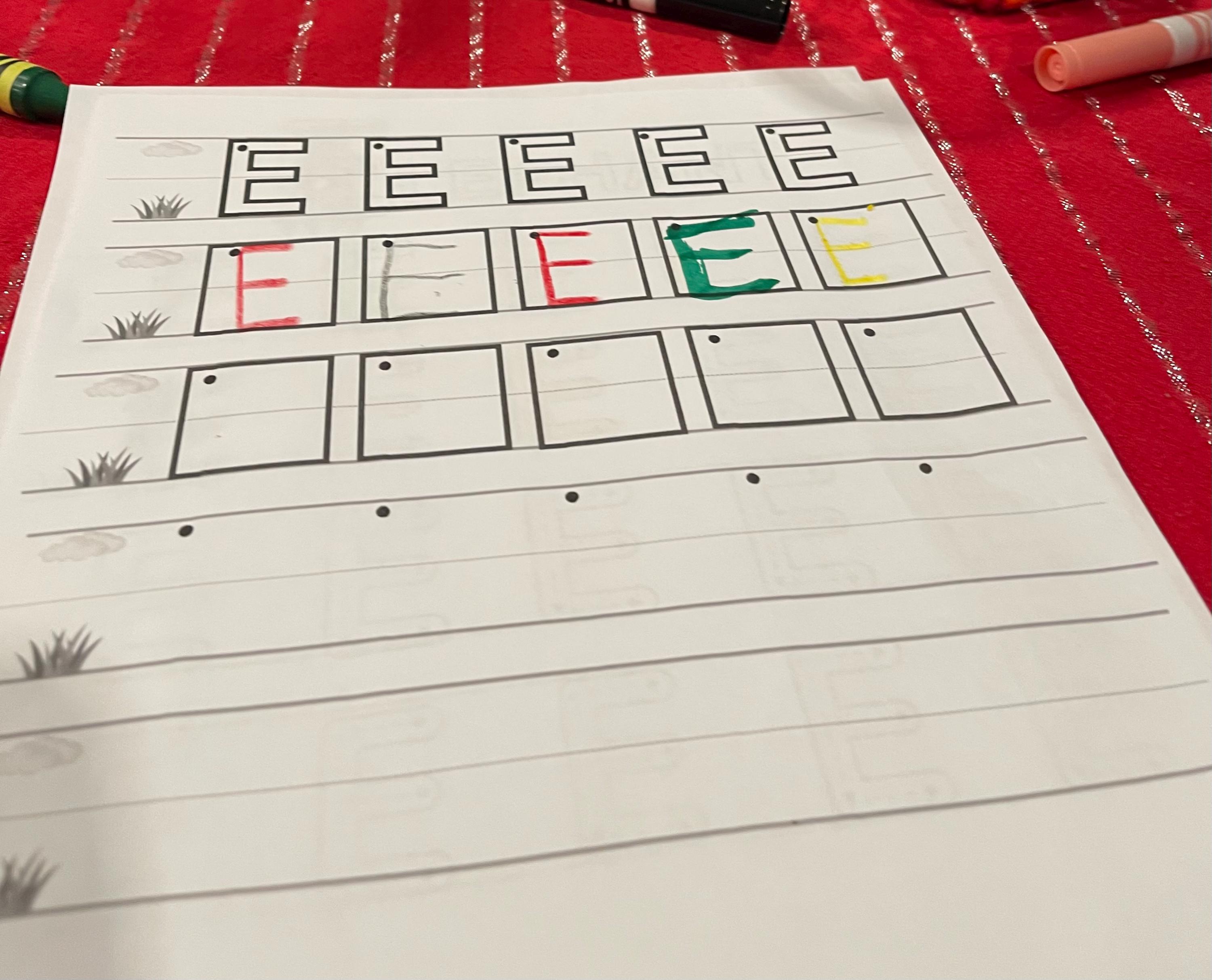 My First Uppercase ABC Writing Book - Etsy