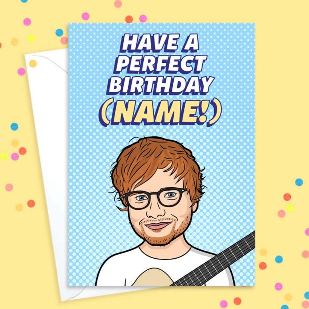 Ed Birthday Card Personalised Birthday Card for Mum Funny Birthday Card ...
