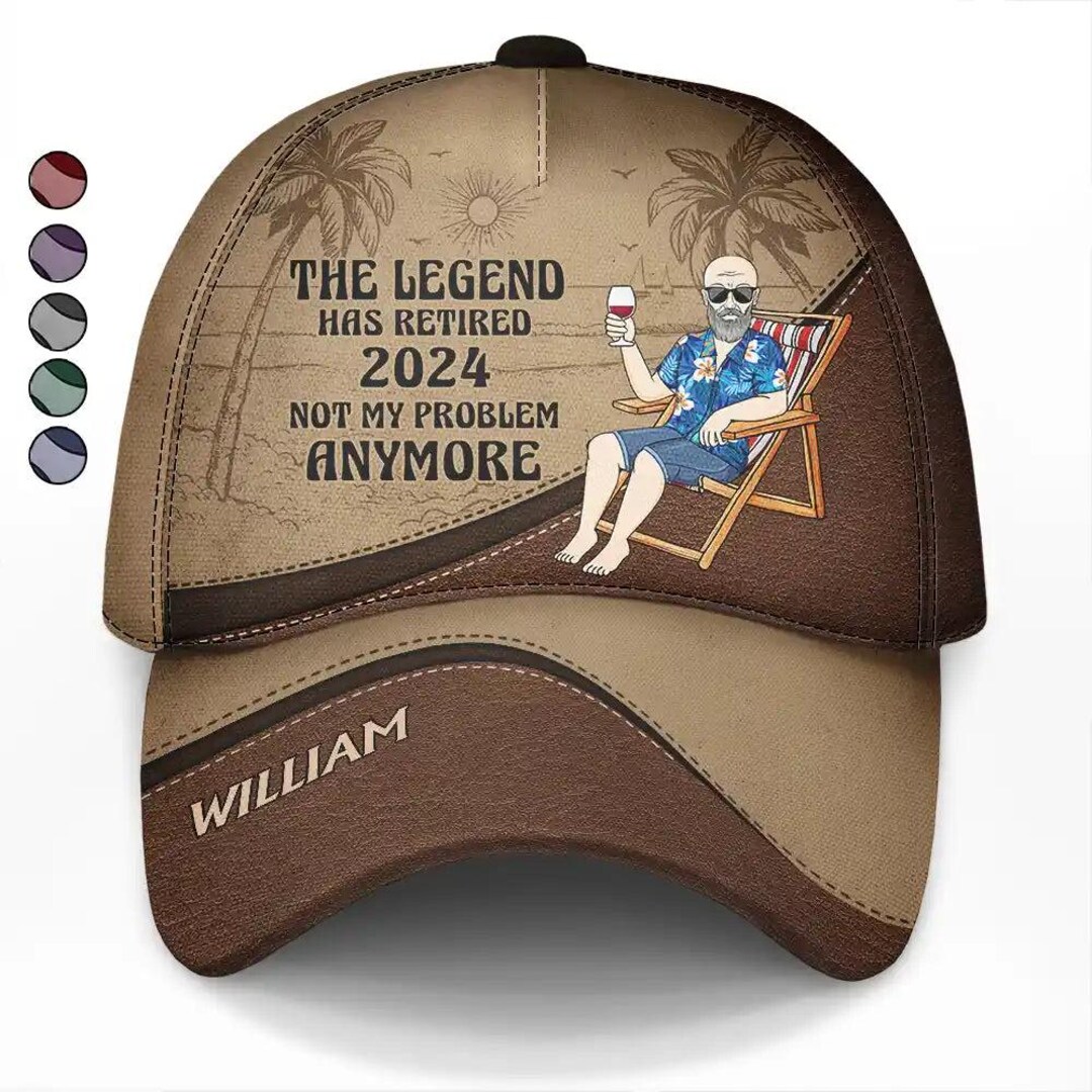 Oops I Mean Happy Retirement Personalized Personalized Custom Hat ...