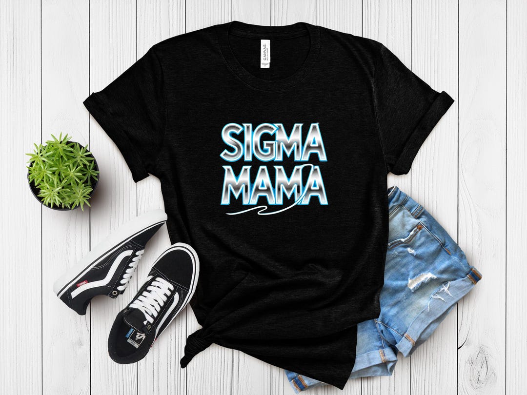 Sigma Mama T-shirt, Mother's Day Gift, Greek Letter Mom Tee, Sorority ...