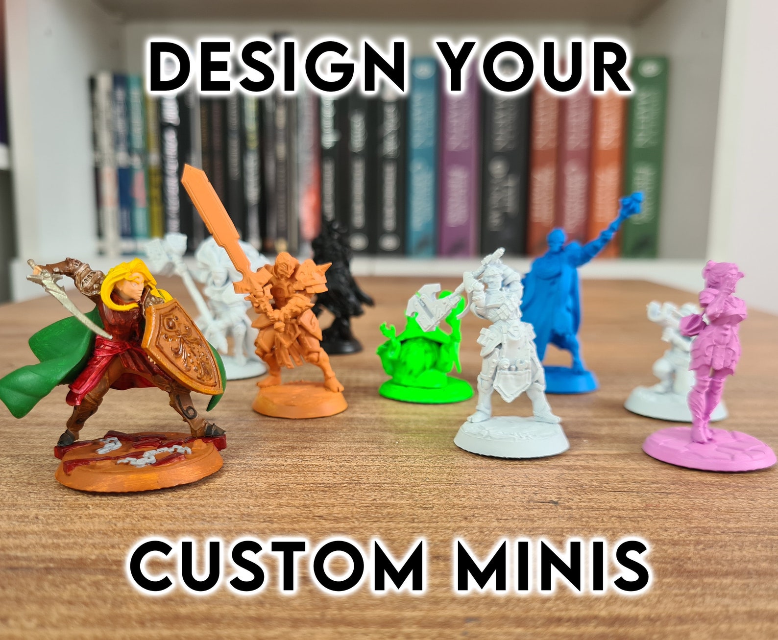 Custom Wargaming Miniatures, Personalized Roleplaying Minis, Unique RPG ...