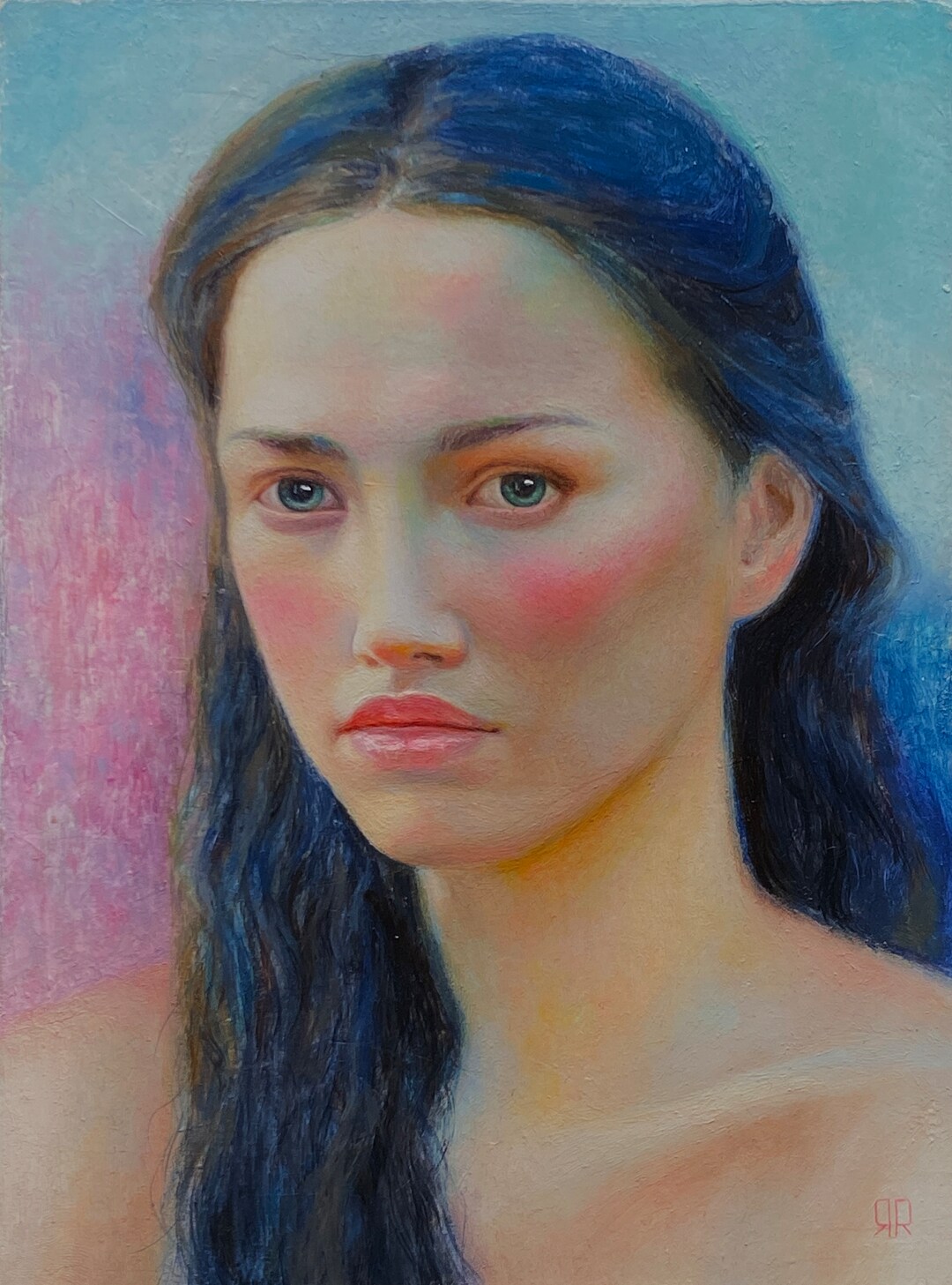 Custom Portrait Oil Painting. 100% Handmade Portrait, Personalized Oil ...