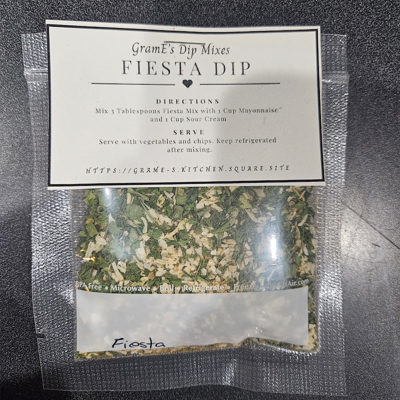 Dip Seasonings, Dip Mixes, Grame's Kitchen - Etsy