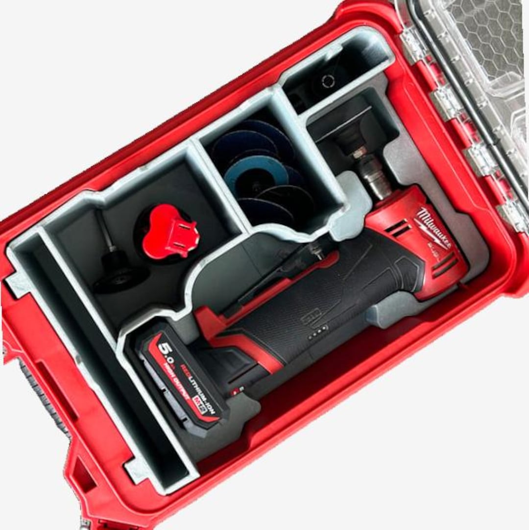 Milwaukee Packout Insert for M12 Right Angle Die Grinder (insert Only ...