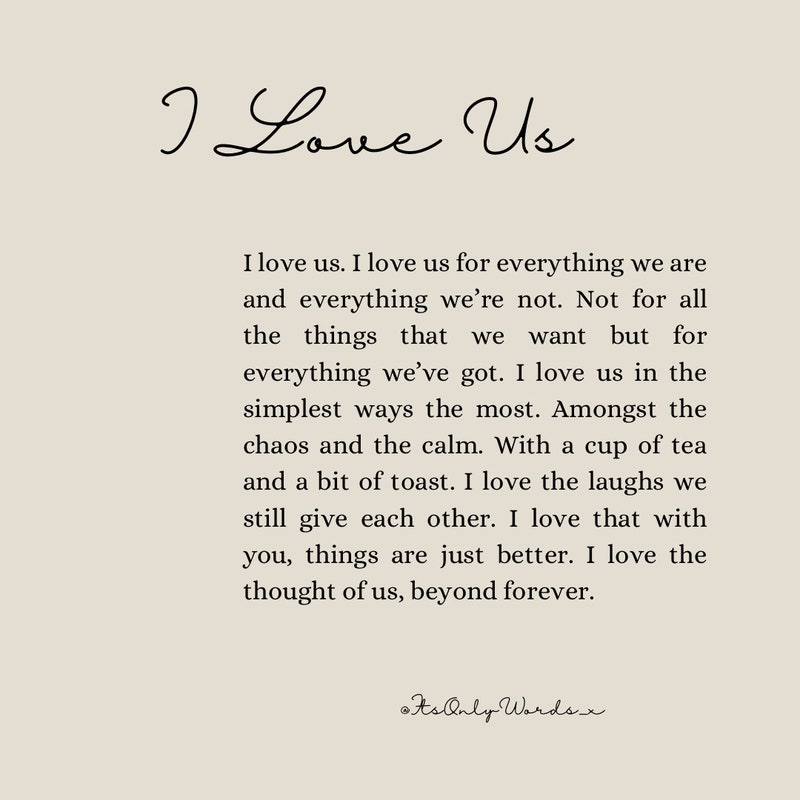 Love Poem Print - Etsy