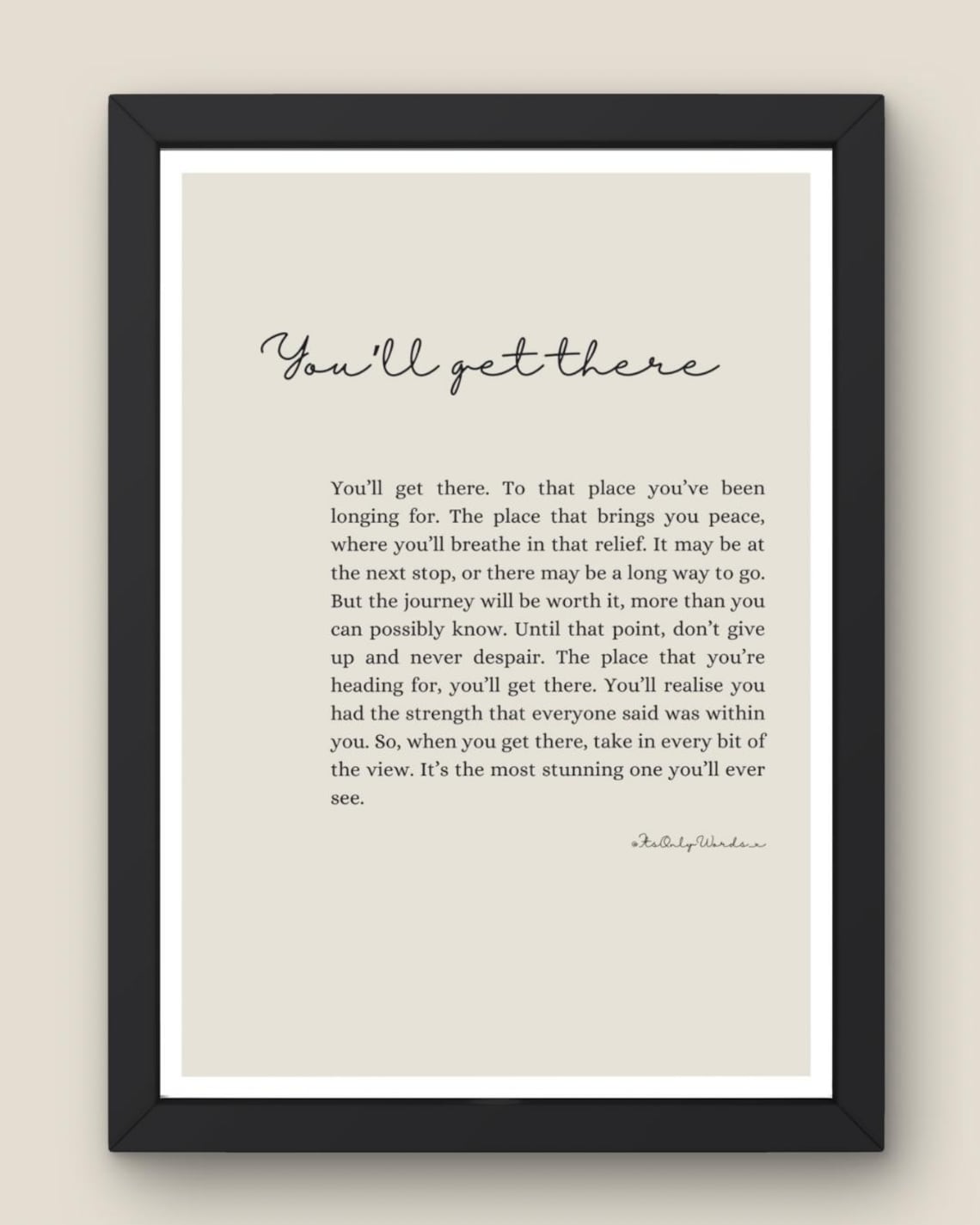 You’ll Get There - Inspirational Poem for Encouragement and Mental ...