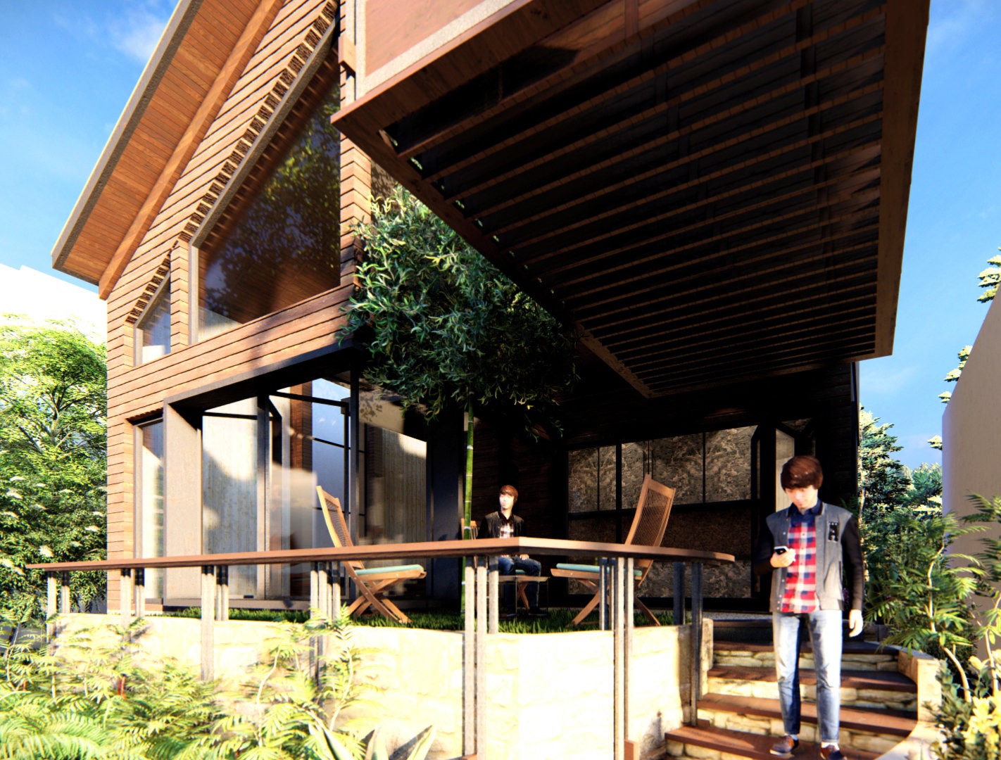 Cottage House Design Small House Design Autocad File 3D Design Skp ...