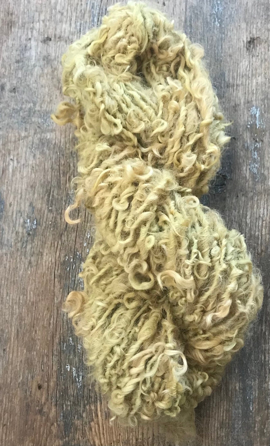 Goldilocks Naturally Dyed Lincoln Wool Locks Yarn, 20 Yards - Etsy