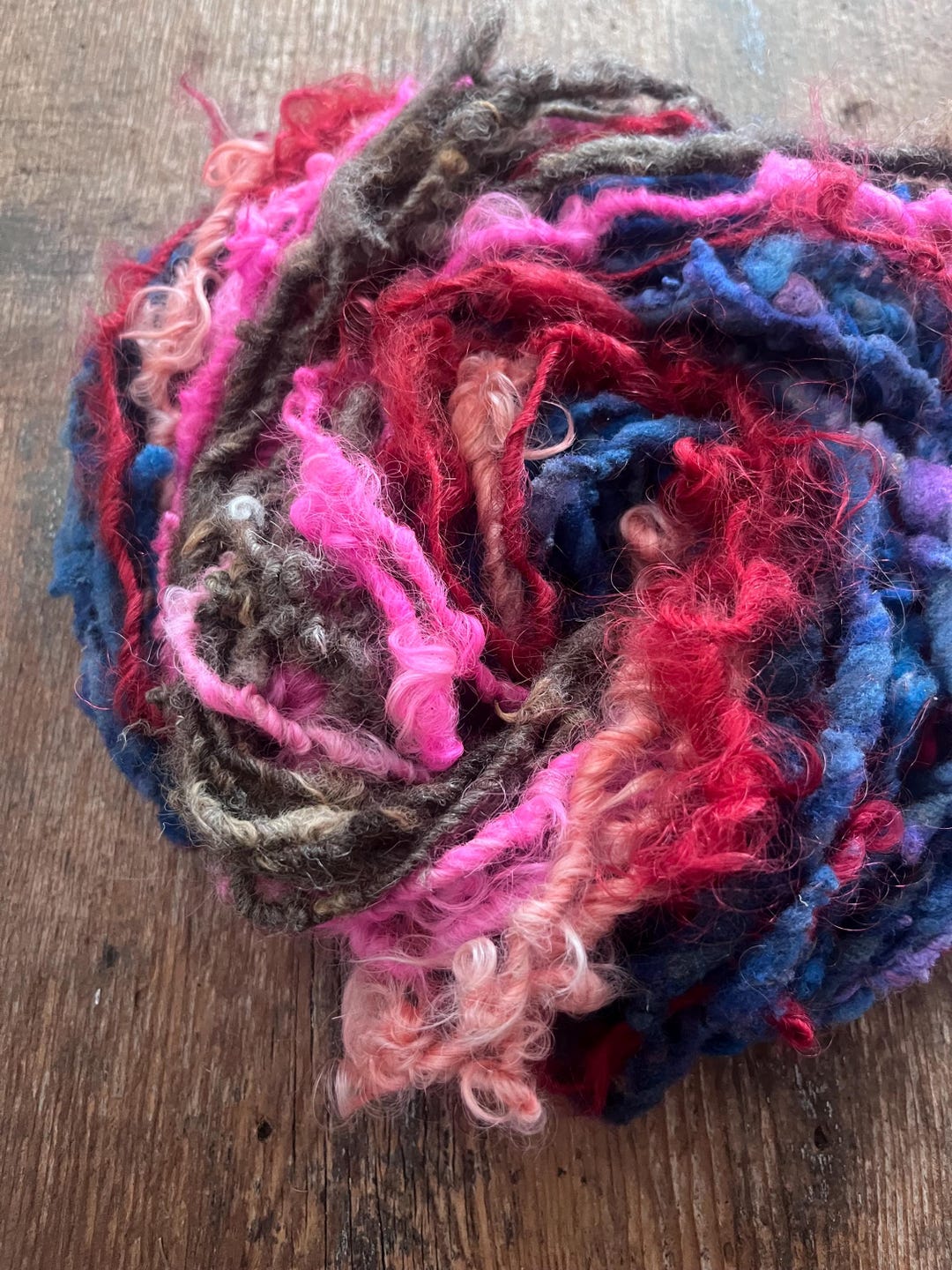 Lights, Camera, Action! Scrappy Handspun Self Striping Yarn, 40 Yards ...