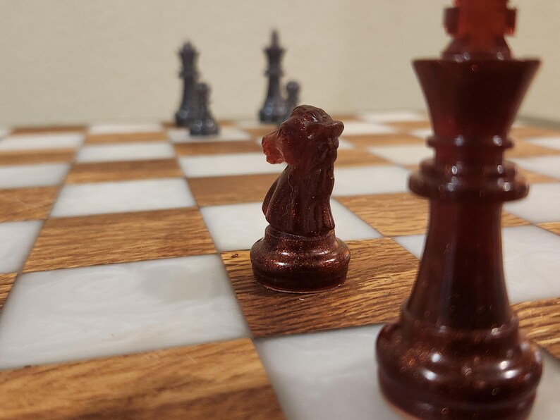 Handmade Chess/checkers Table - Etsy