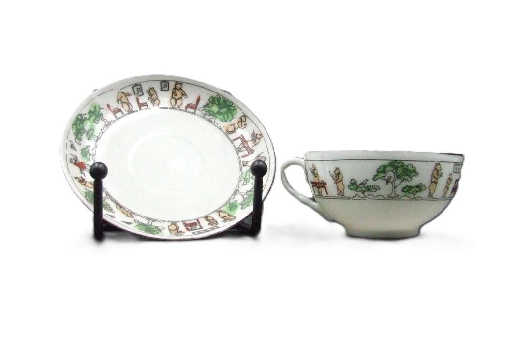 Mid-century Goldilocks and the Three Bears Nurseryware: Japanese Bone ...