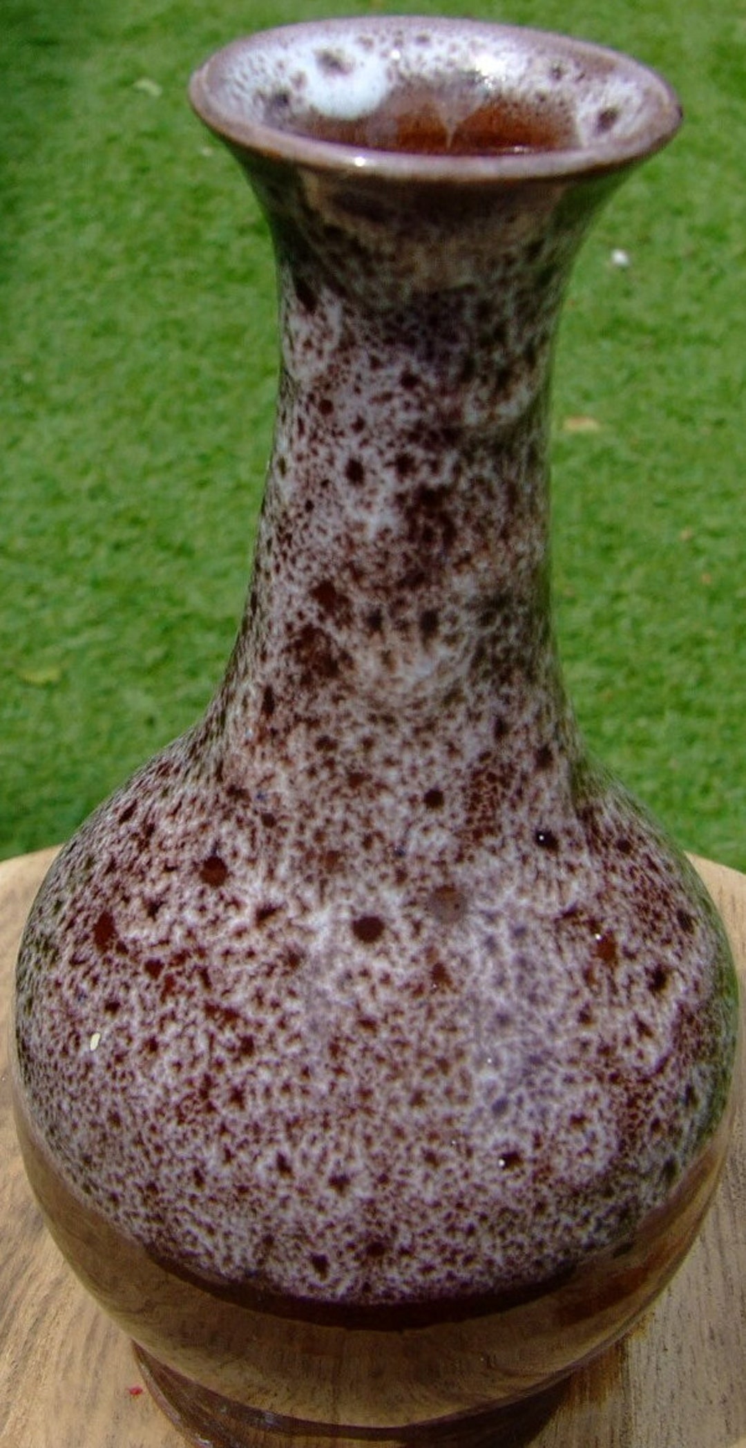 Vintage Honeycomb Glaze Posy Vase - Etsy