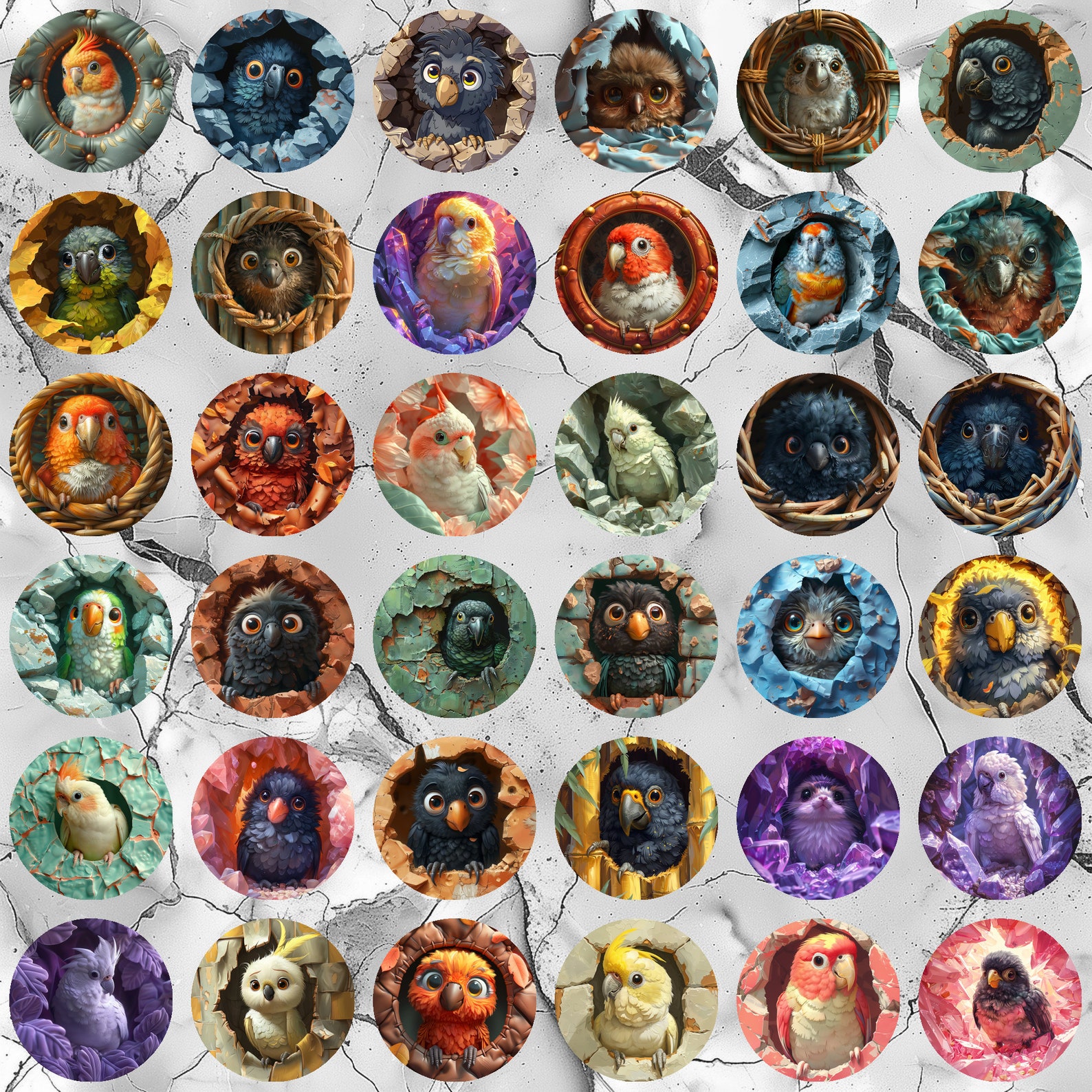 Parrot Wallcrack 160 Coaster Designs, Unique Car Coaster, Car Coaster ...