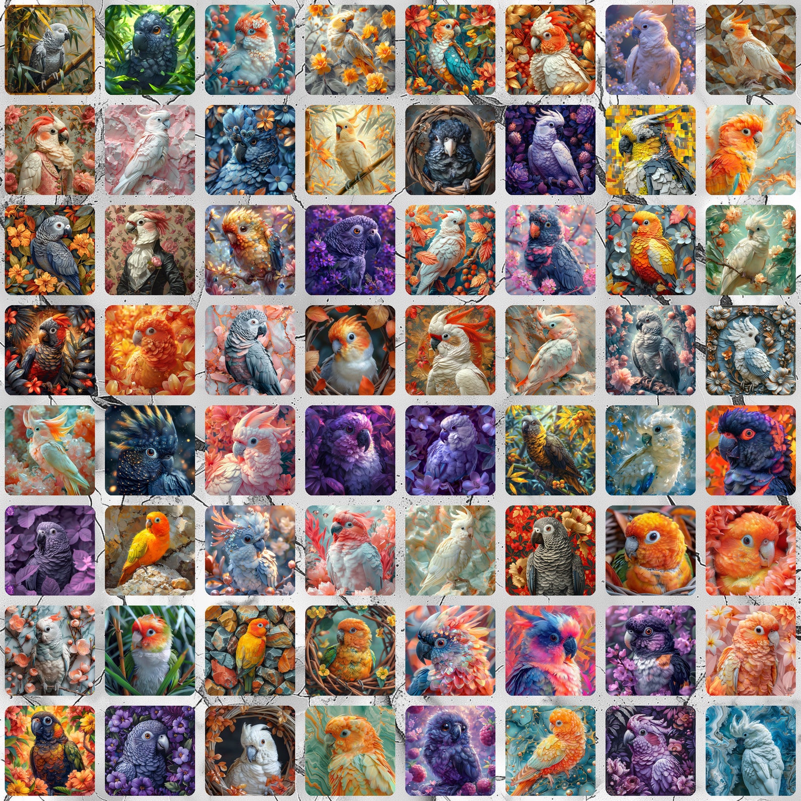 Parrot 350 Coaster Designs, Unique Car Coaster, Car Coaster Art, Cup ...