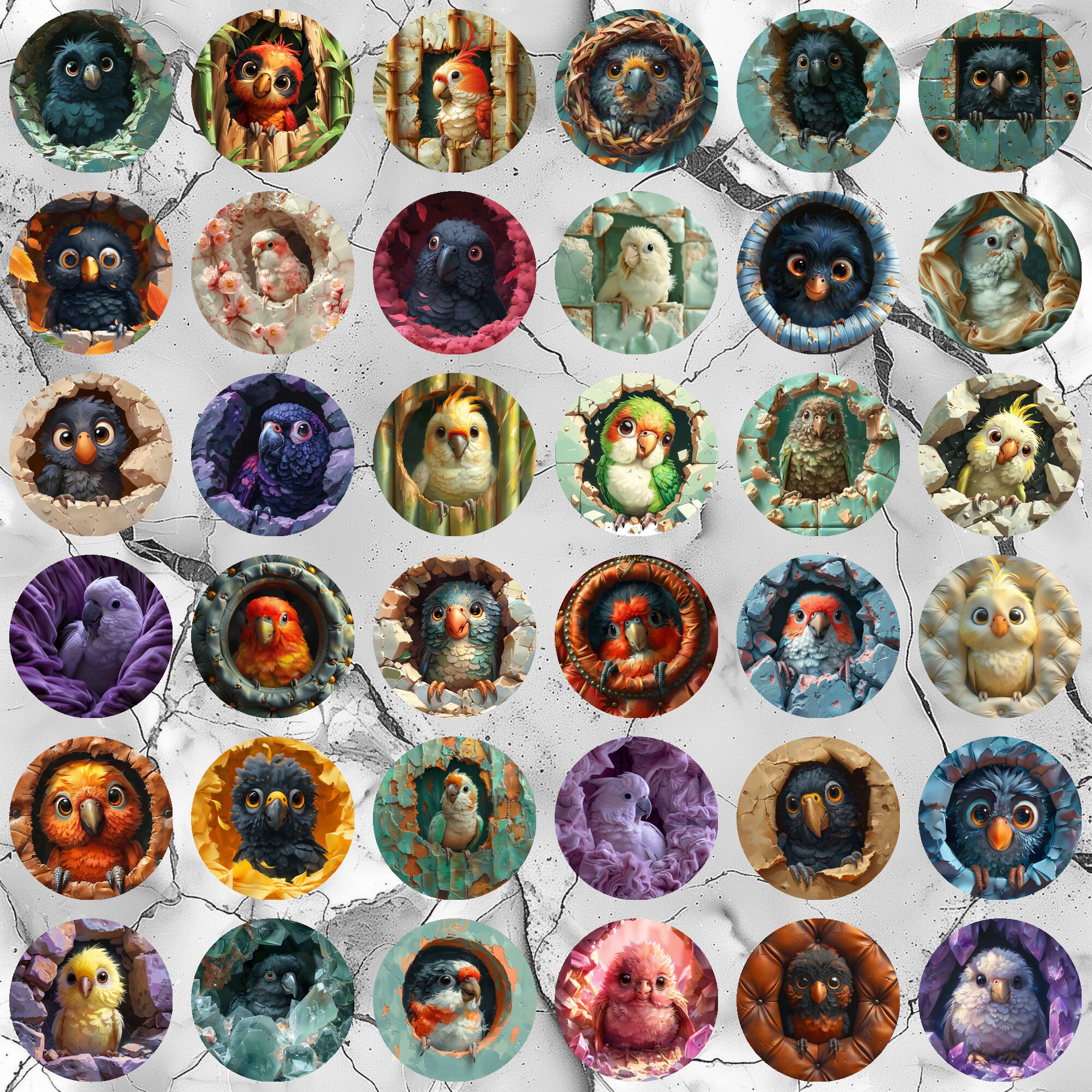 Parrot Wallcrack 160 Coaster Designs, Unique Car Coaster, Car Coaster ...