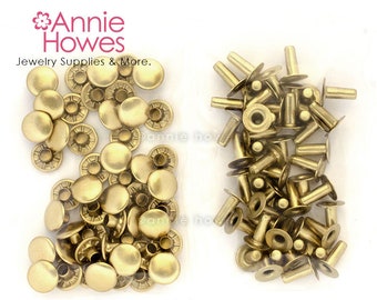 Solid Brass Rivets - Etsy