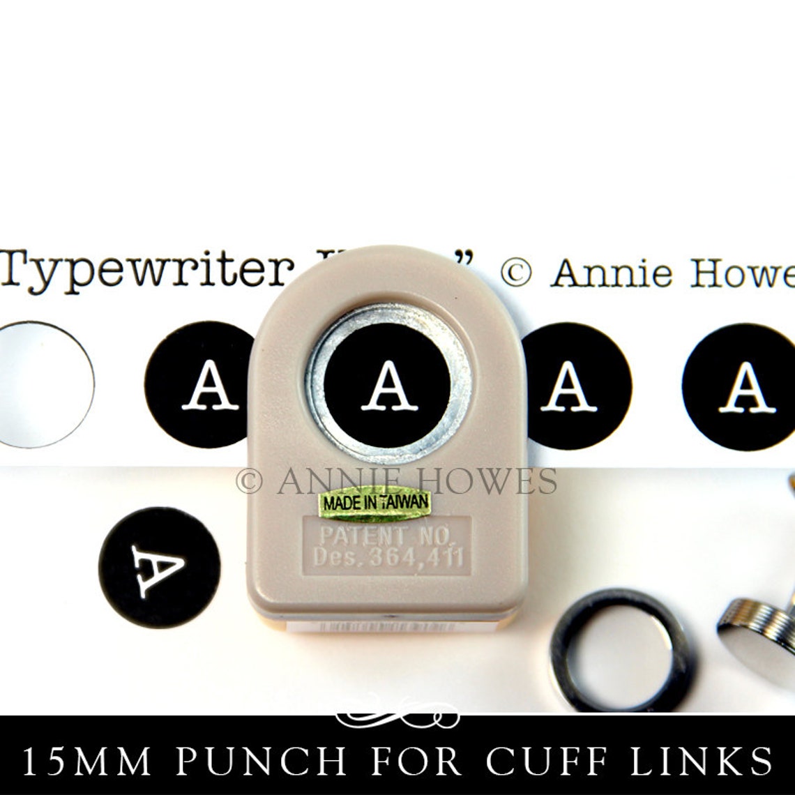 15mm Small Circle Paper Punch. Works Great With My Easy Cuff Links ...