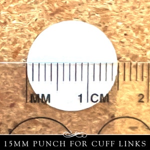 15mm Small Circle Paper Punch. Works Great With My Easy Cuff Links ...