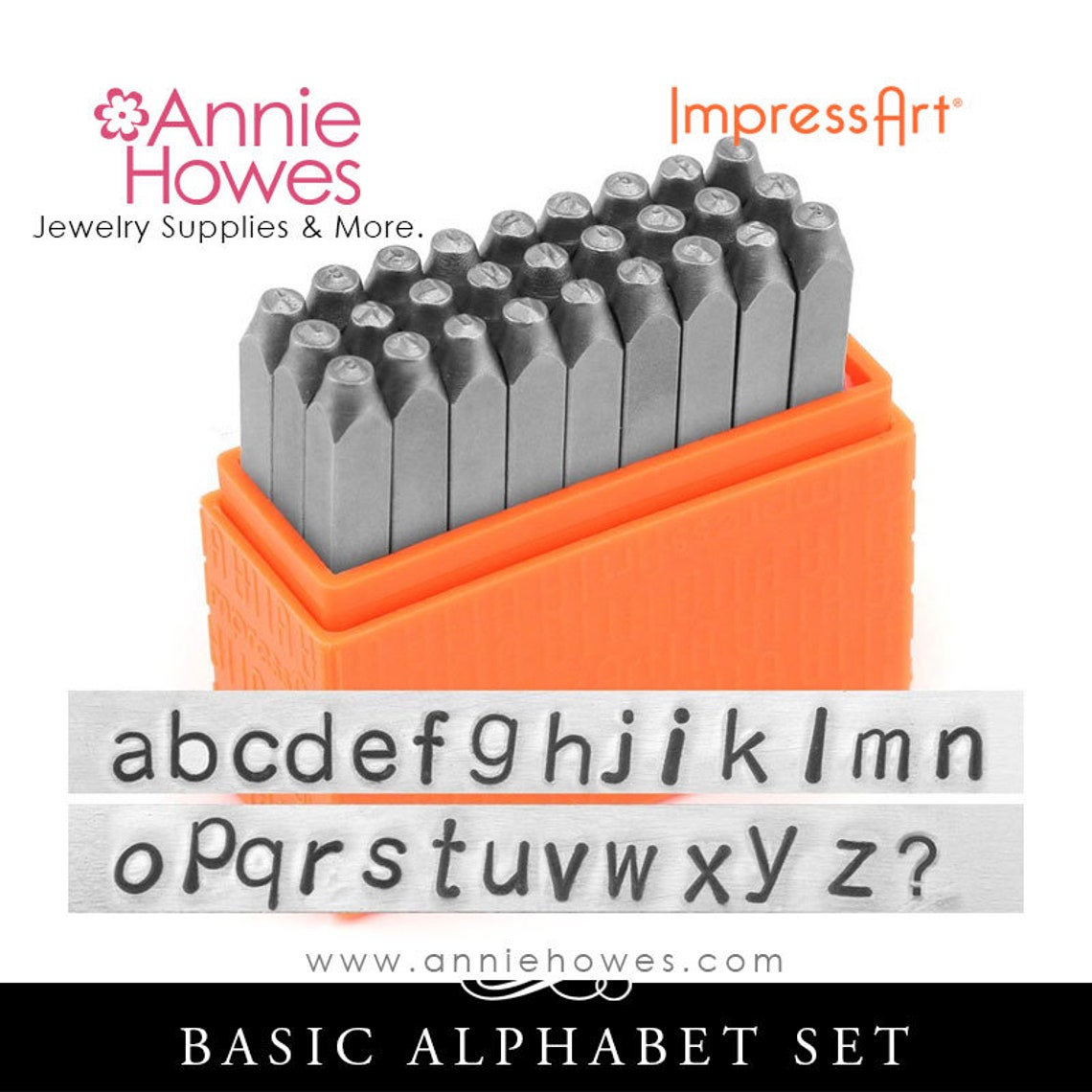 Metal Stamp Alphabet Set - San Serif, Uppercase/lowercase (2.5/3mm) - Etsy