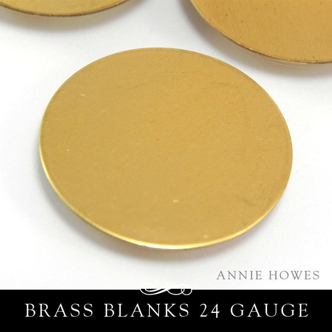 Large Circle Brass Blanks. 1.5 Inch Circle Shape. 18 Gauge Solid Brass ...