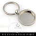 Photo Key Ring Keychain With Glass Insert. Create Your Own Custom Image ...