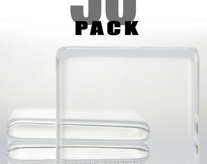 1 Inch Glass. Square for Making Photo Jewelry Magnets or - Etsy