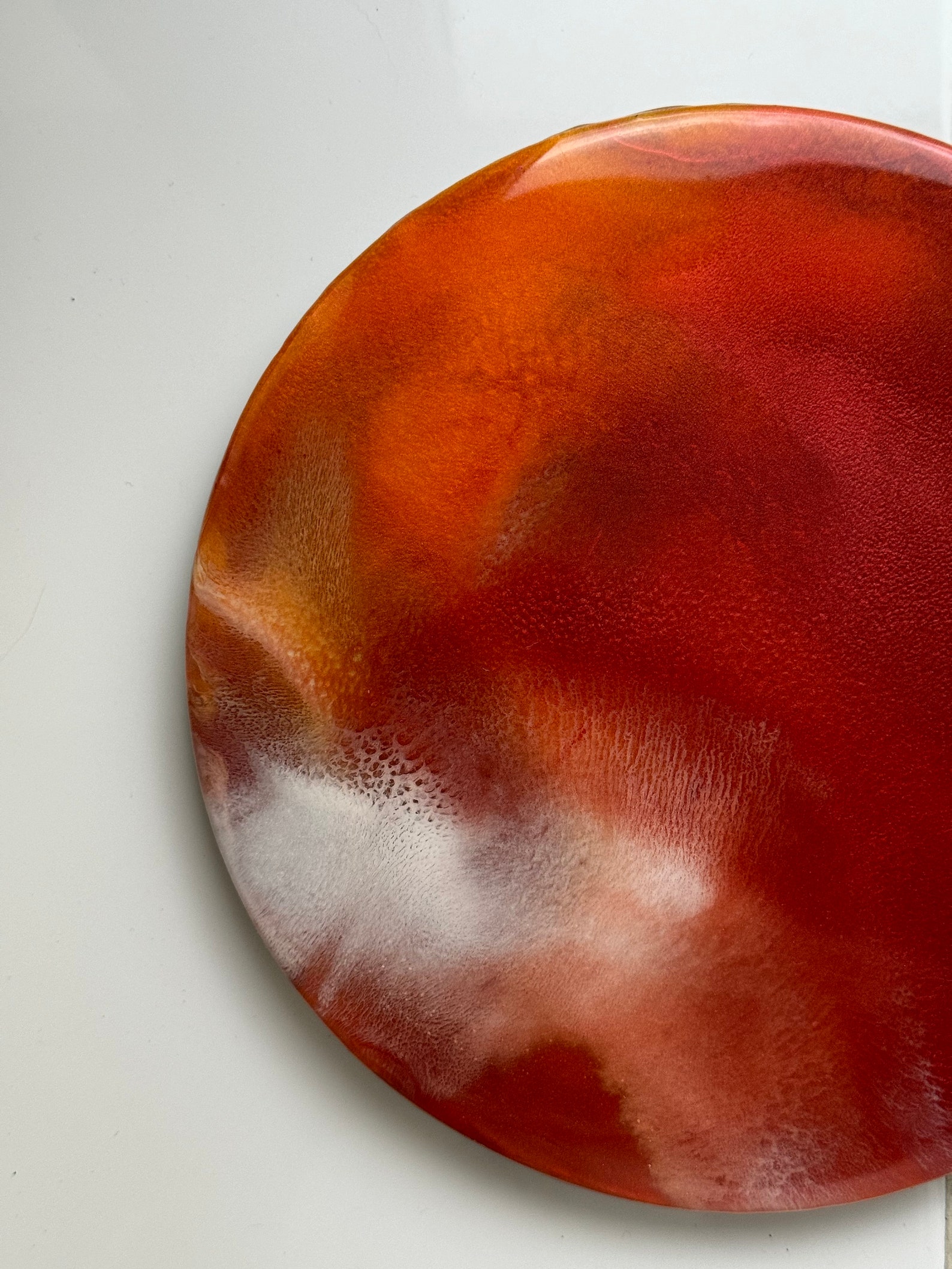 Planet Mars, Handcrafted Epoxy Resin Painting, Space Wall Art, Esthetic ...