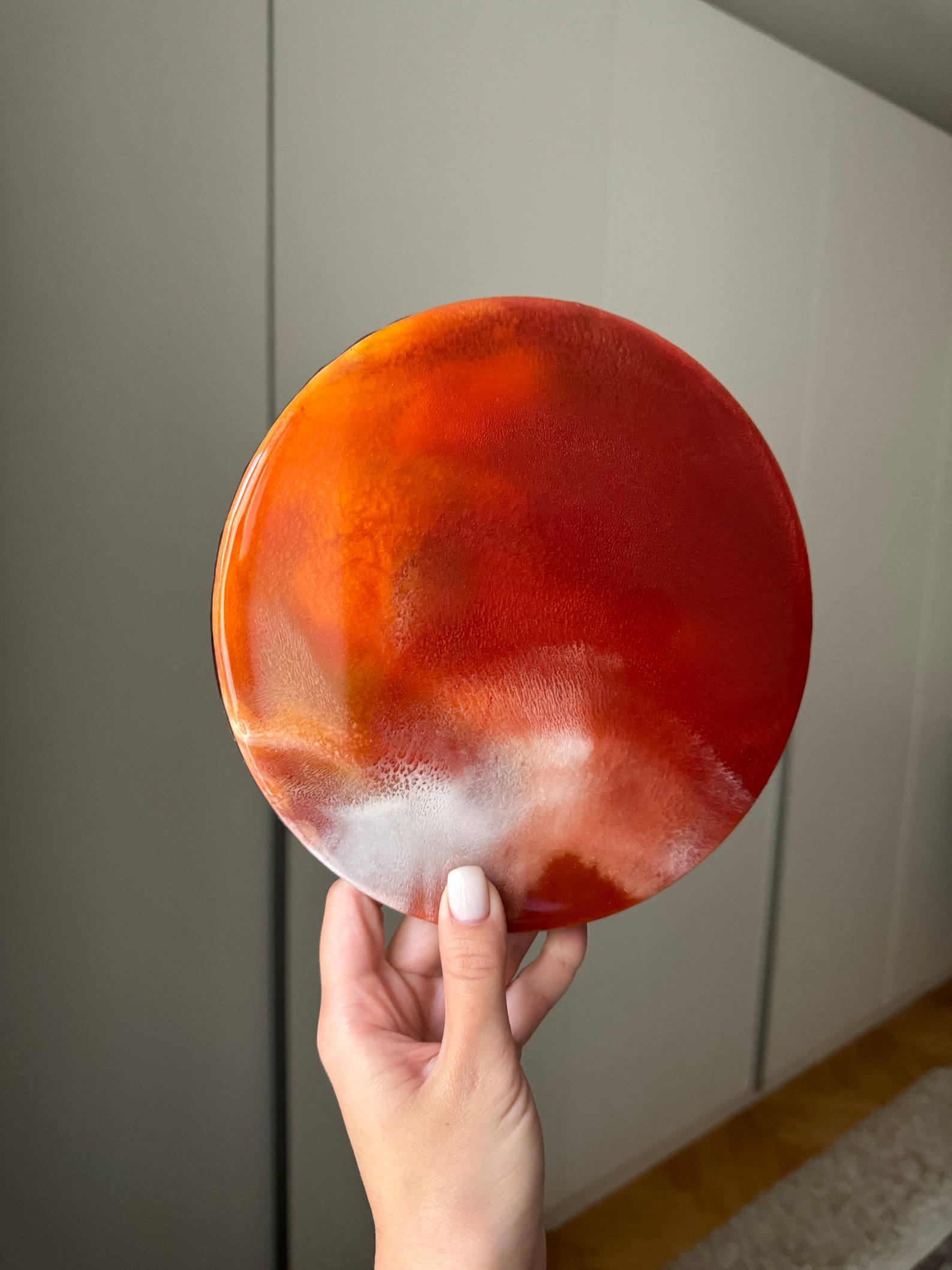 Planet Mars, Handcrafted Epoxy Resin Painting, Space Wall Art, Esthetic ...