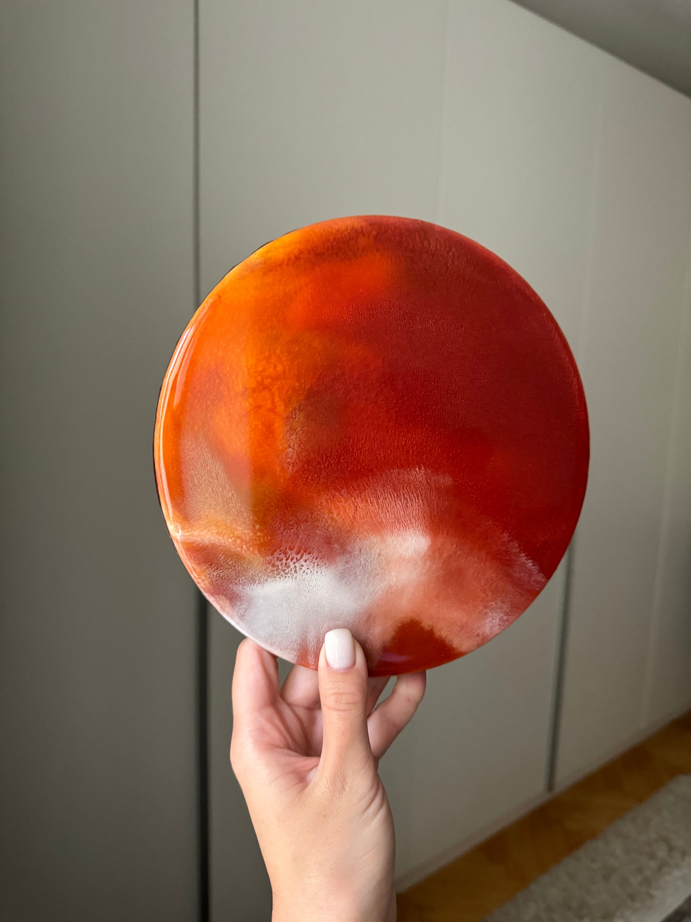 Planet Mars, Handcrafted Epoxy Resin Painting, Space Wall Art, Esthetic Room Decor, Solar System ...