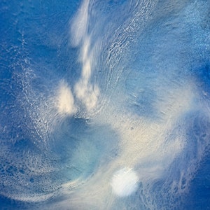 Planet Neptune, Ruling Planet of Pisces, Epoxy Wall Art, Astrology Gift ...